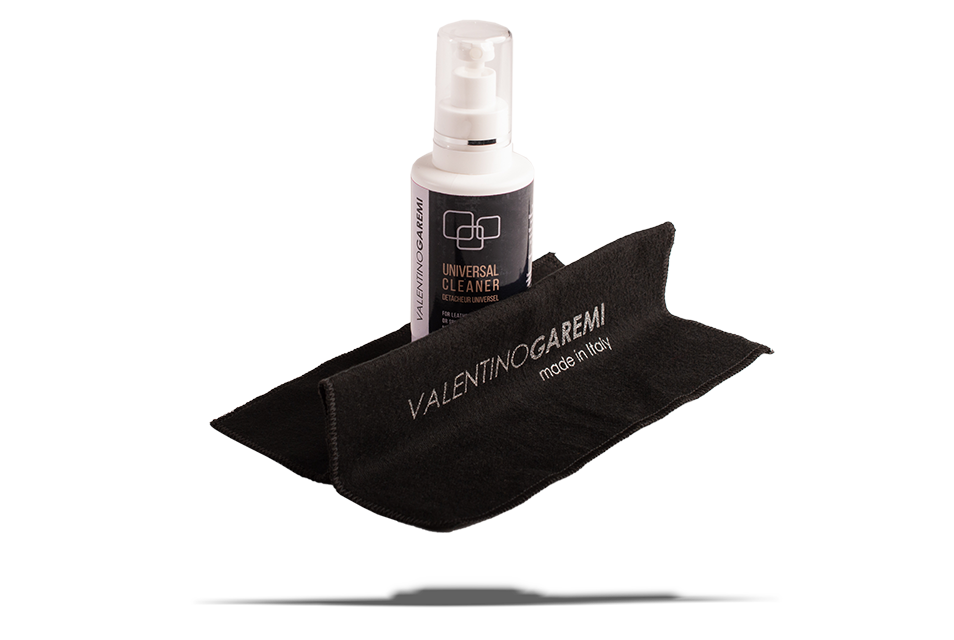 Leather Cleaner – Stain Removal & Cloth Applicator by Valentino Garemi